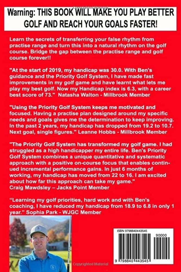 The Priority Golf System Book – inGOLF